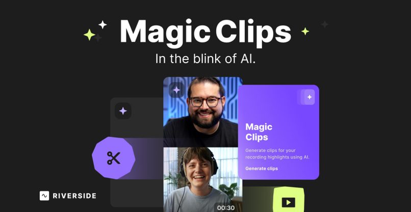 Magic Clips של ריברסייד ייצר לכם קליפים קצרים בקליק - בעזרת AI